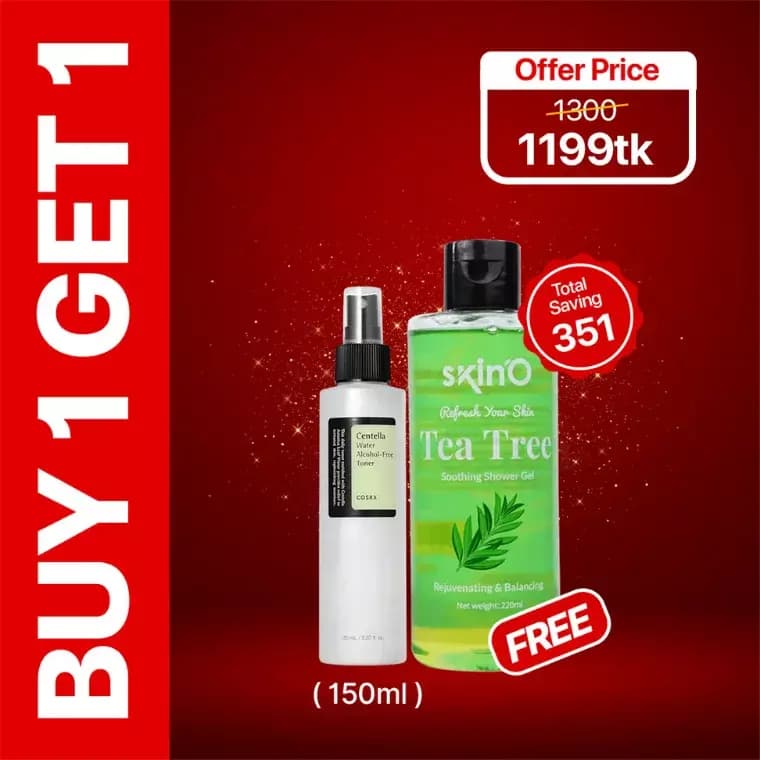 Buy Cosrx Centella Toner 150ml + Skin’O Tea Tree Gel Free